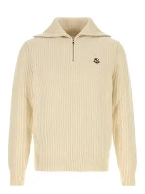 Moncler Wool Sweater - White