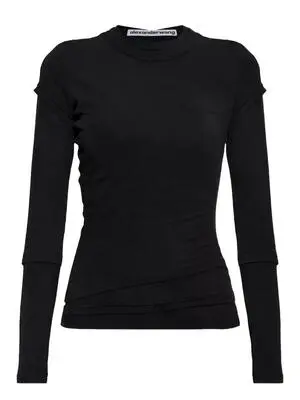 Alexander Wang Layered Long-sleeve T-shirt - Black