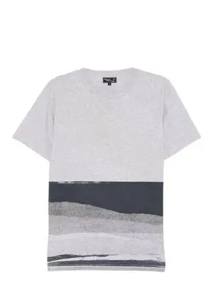 AGNES B. Graphic-print T-shirt - Grey