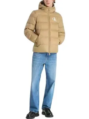 Calvin Klein Print Padded Jacket - Brown