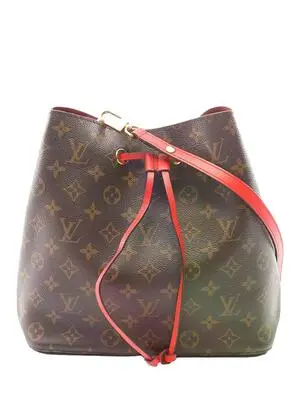 LOUIS VUITTON Monogram Neonoe Mm Bucket Bag - Brown