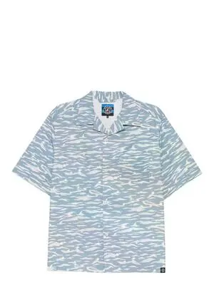 AGNES B. All-over Graphic-print Shirt - Blue
