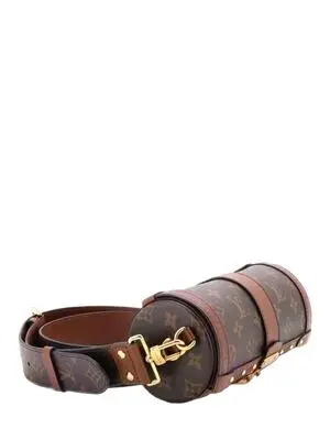 LOUIS VUITTON Monogram Canvas Papillon Trunk Shoulder Bag - Brown