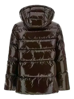 Pinko Eleodoro Quilted Down Jacket - Brown