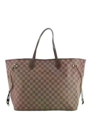 LOUIS VUITTON Neverfull Damier Gm Tote Bag - Brown