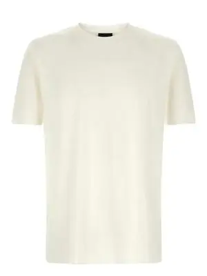 THOM KROM Geometric-stitching T-shirt - Neutrals