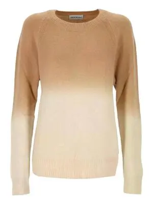 IRREPLACEABLE Ombré Raglan-sleeve Sweater - Brown