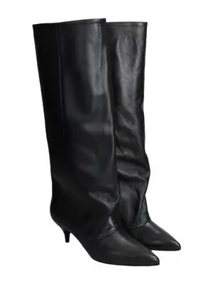 ALCHIMIA Slouchy Pointed-toe Boots - Black