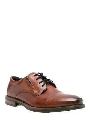 BUGATTI Cap-toe Lace-up Derby Shoes - Brown