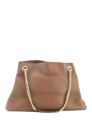 Gucci Soho Chain Strap Leather Medium Shoulder Bag - Brown