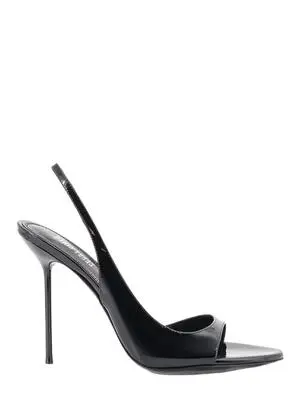 Paris Texas Lidia Patent Leather Sandals - Black