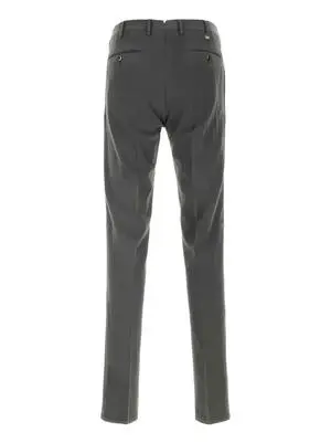 PT TORINO Stretch-cotton Trousers - Grey