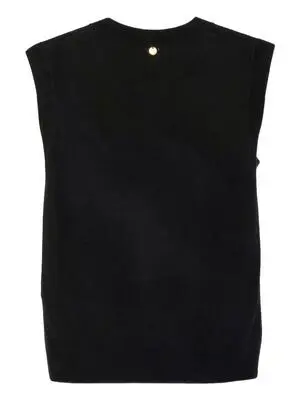 LIU JO LIU JO Argyle Pattern Sleeveless Top