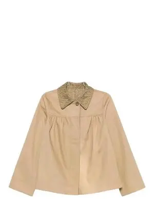 DAMSON MADDER DAMSON MADDER Mini Mercedes Reversible Lace-Collar Jacket