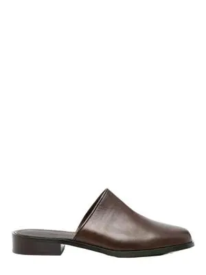 STUDIO NICHOLSON Leather Slip-On Mules