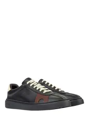 Camper Runner Twentyfive Twins Leather Sneakers - Black