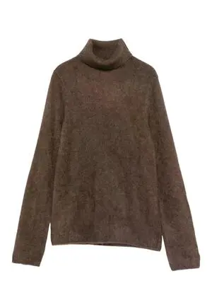 P.a.r.o.s.h Roll-neck Knitted Sweater - Brown