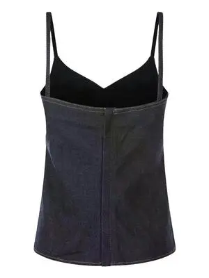 Jacquemus Jacquemus The De-Nîmes Pina Denim Top Blue
