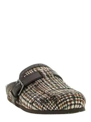 BRUNELLO CUCINELLI Brunello Cucinelli Dazzling Houndstooth-Pattern Sequin-Embellished Mules