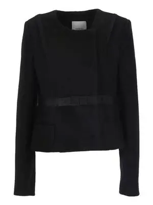 PATOU Bow-detail Virgin Wool Jacket - Black