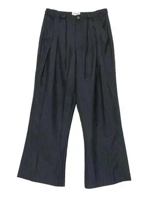 DAMSON MADDER Tatianna Pinstripe Trousers - Blue