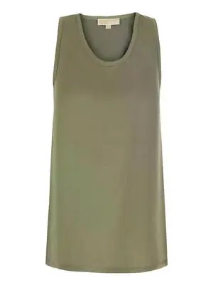 Michael Kors Satin Tank Top - Green