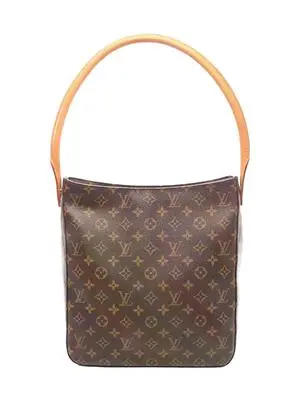 LOUIS VUITTON Monogram Looping Gm Shoulder Bag - Brown