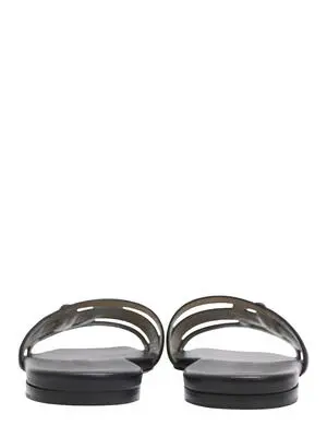 JIMMY CHOO Jimmy Choo Laran Leather Slides