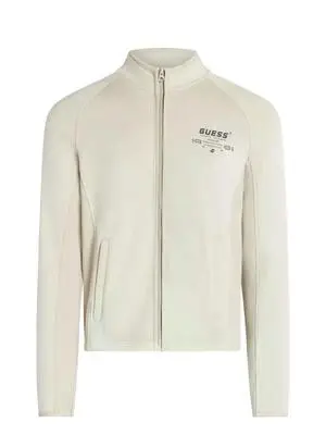 Guess Scuba Full-zip Sweatshirt - Neutrals