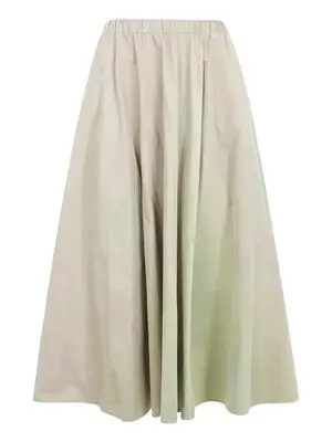 Aspesi ASPESI Elasticated-Waist Corduroy Midi Skirt Neutrals