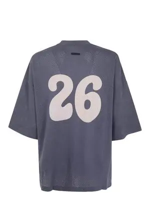 Fear Of God Sport-mesh Merch T-shirt - Grey