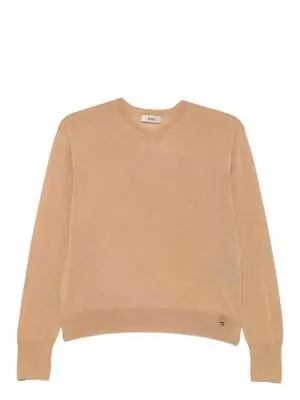Herno V-neck Sweater - Neutrals