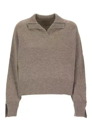 PUROTATTO Purotatto Cashmere Spread-Collar Sweater