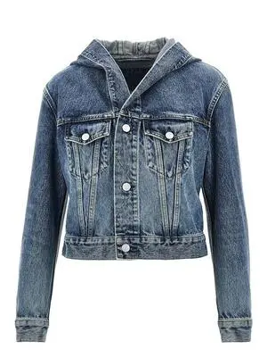 ALAÏA ALAIA Hooded Denim Jacket