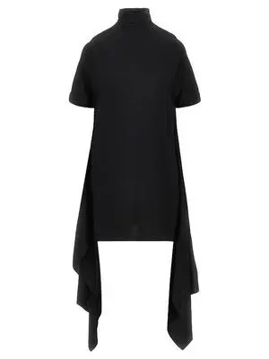 Alaïa Viscose Asymmetrical Mini Dress - Black