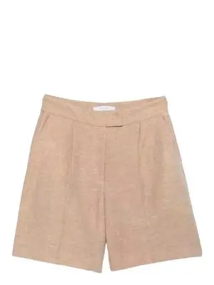 KAOS High-waisted Tailored Shorts - Neutrals