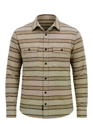 FAHERTY BRAND Legend Horizontal-stripe Overshirt