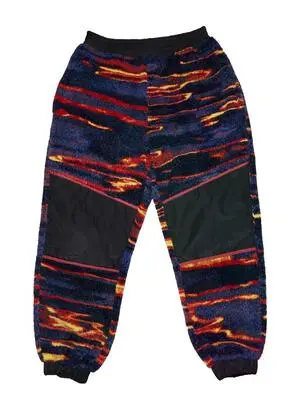 BLUE SKY INN Fleece-texture Panelled Track Pants - Blue