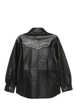 P.A.R.O.S.H Leather Western-style Leather Jacket