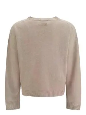 Fabiana Filippi Cashmere Mélange Crew Neck Sweater - Neutrals