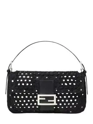 Fendi Baguette 26424 Re-edition Bag - Black