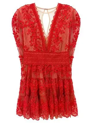BRONX AND BRONCO Mini Dress - Red