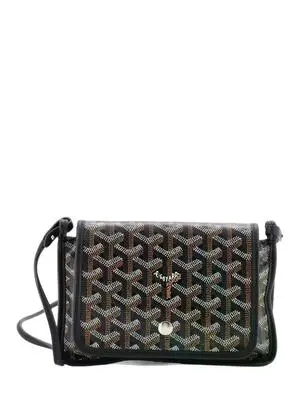 Goyard Goyard Plumet Clutch Wallet Coated Canvas Cross Body Bag Black
