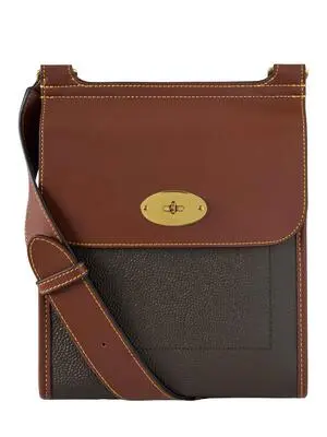 Mulberry Antony Eco Scotchgrain And Leather Satchel - Brown