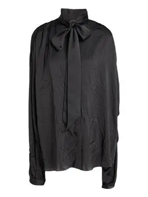 Balenciaga Satin Shirt Black