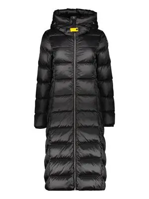 PARAJUMPERS Hooded Long Puffer Coat - Black