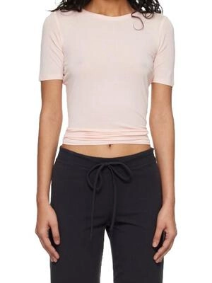 SKIMS Reflective Long-sleeved T-shirt - Pink