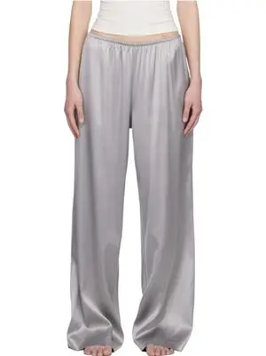 SKIMS SKIMS Wide-Leg Casual Pants Gray