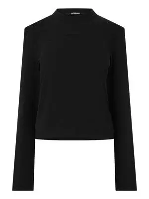 Jacquemus Long Sleeve Plain Shirt - Black