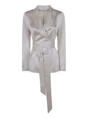 JOSEPH Archer Button-Up Blazer Sandstone